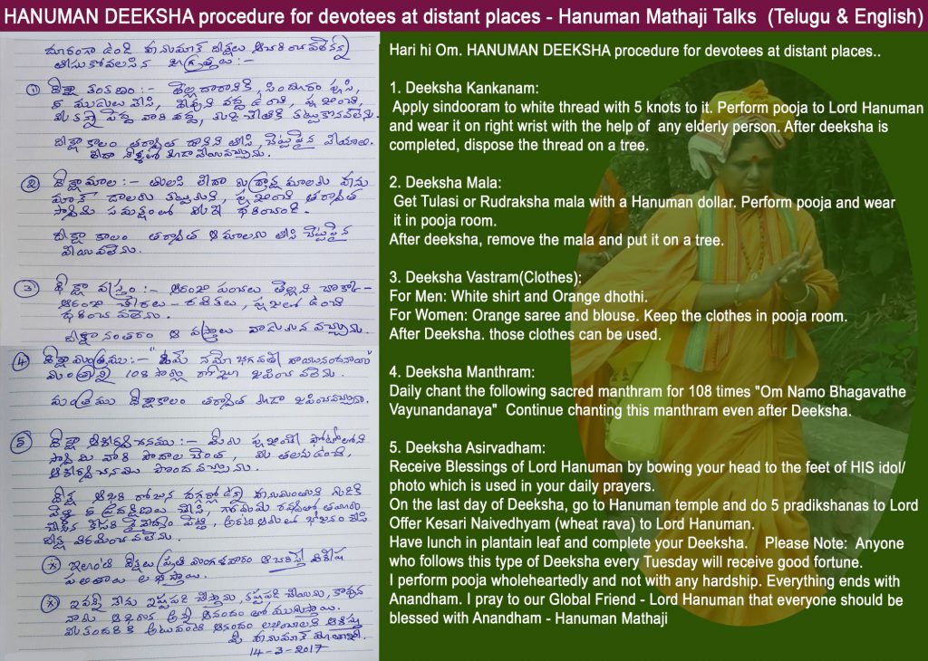 Hanuman Deeksha (English) – Sanjeevini Peetam